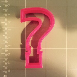 Question Mark Cookie Cutter- Fast Shipping - Sharp Edges - Exceptional ...