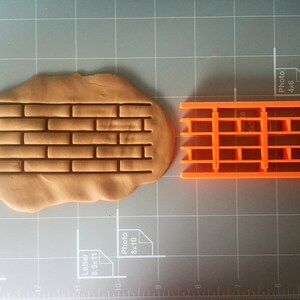Brick Pattern Embosser , Stamp, Cookie Cutter- Fast Shipping - Sharp ...