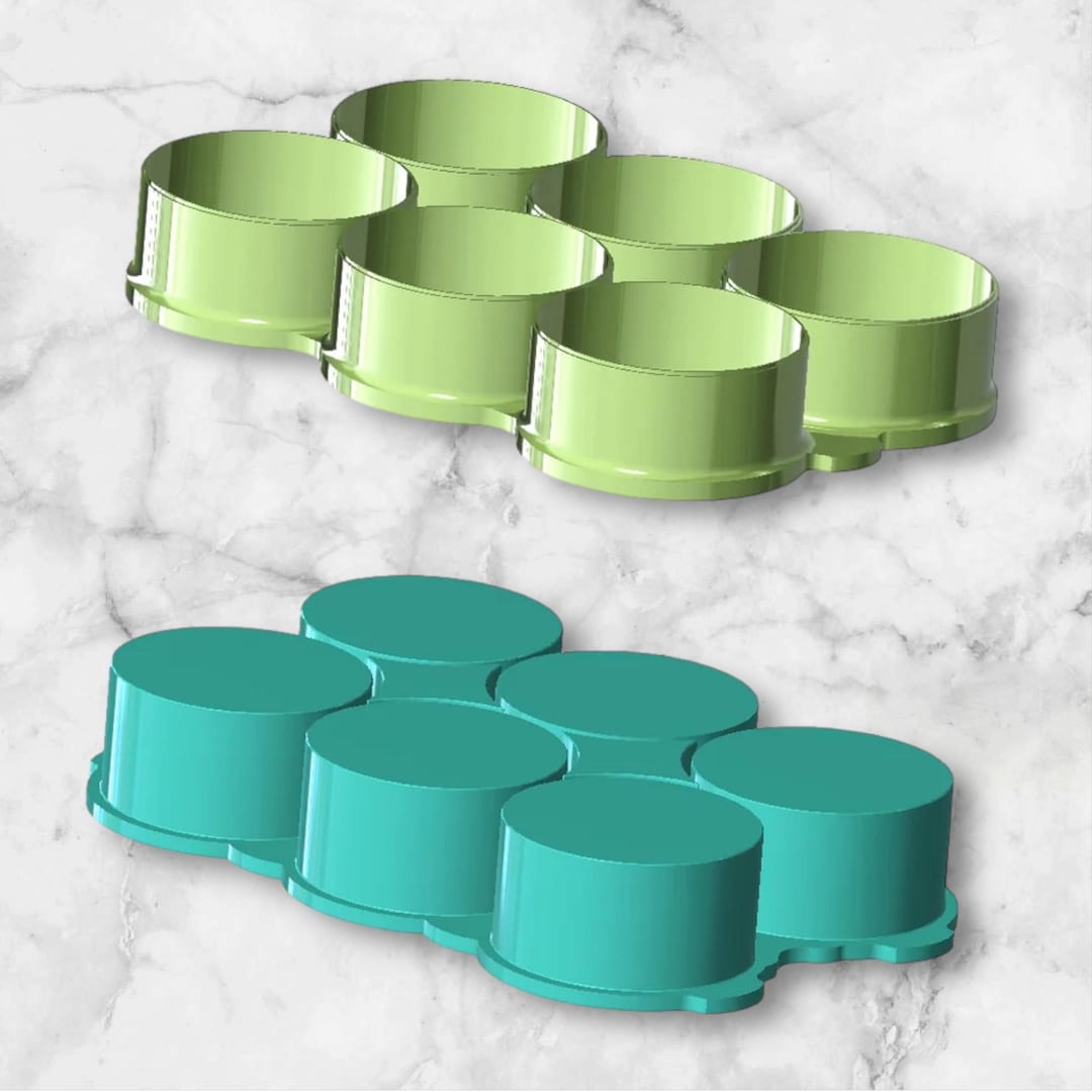 Disk Shape Cake Pops Multi Cutter With Full Pusher 2-inch Circle X 6 ...