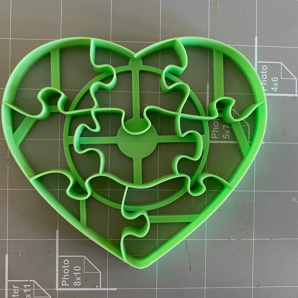 Heart Shaped Puzzle - Etsy