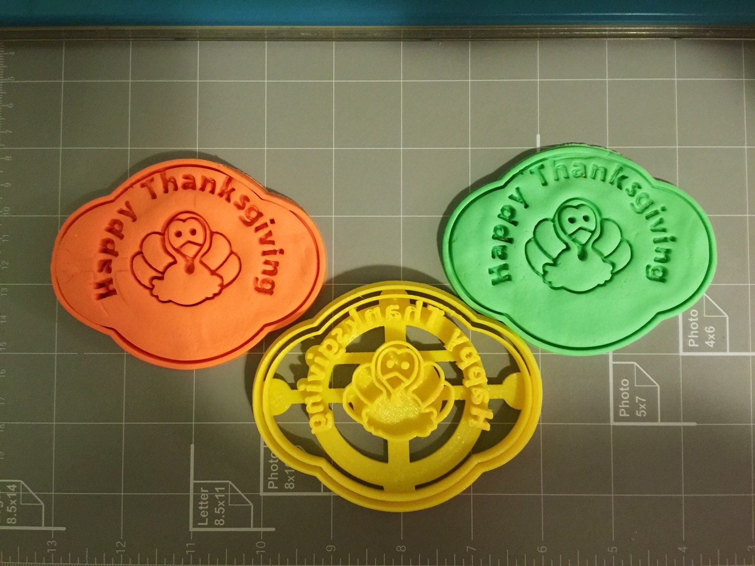Happy Thanksgiving Cookie Cutter- Fast Shipping - Sharp Edges ...