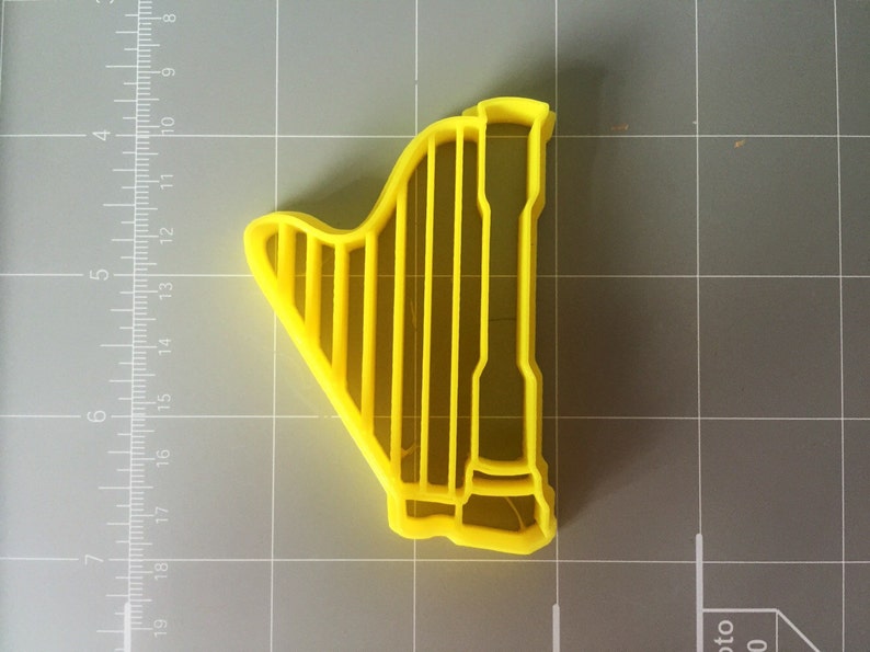 Harp Cookie Cutter Fast Shipping Sharp Edges Exceptional | Etsy