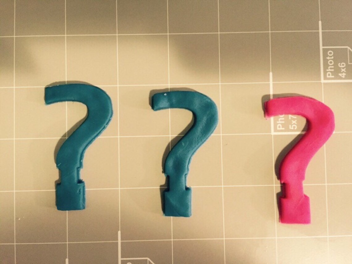 Question Mark Cookie Cutter Fast Shipping Sharp Edges - Etsy