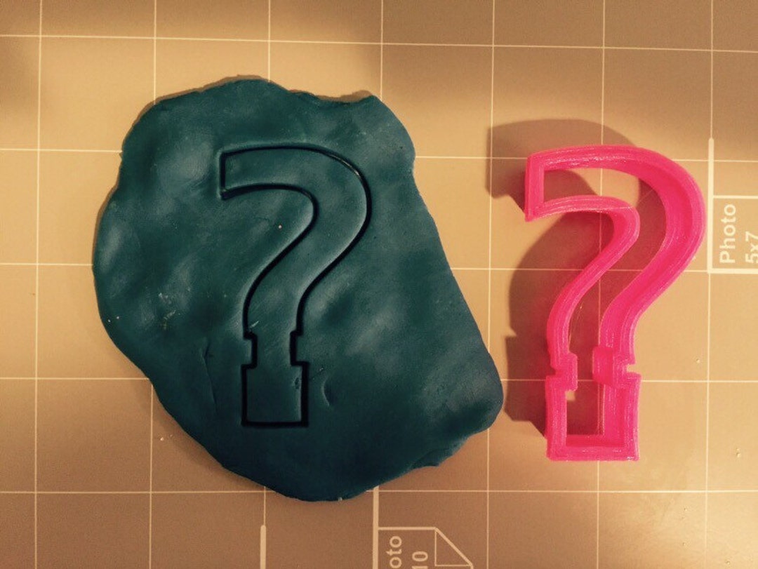 Question Mark Cookie Cutter- Fast Shipping - Sharp Edges - Exceptional ...
