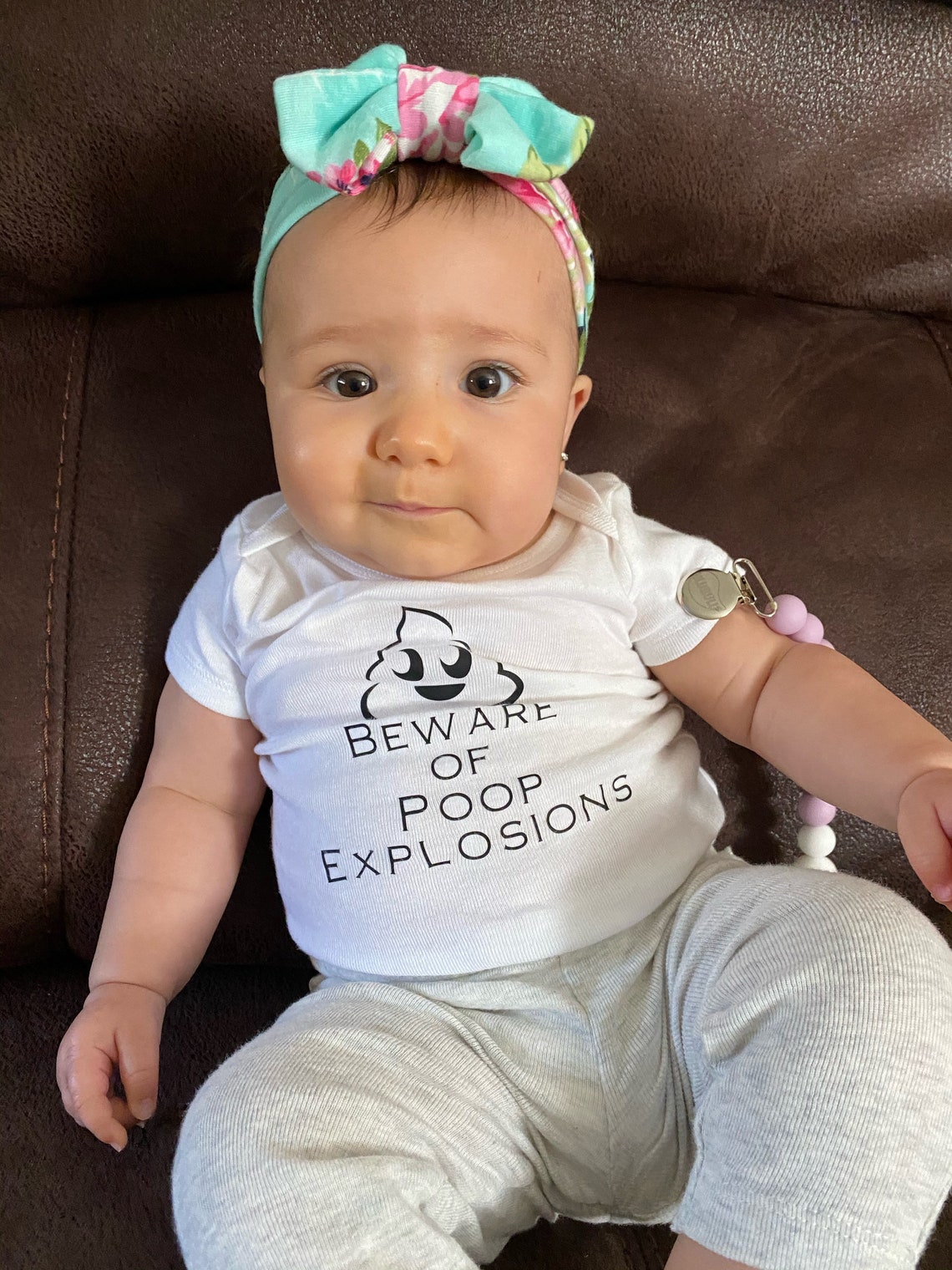 Beware of Poop Explosions Onsies Baby Bodysuit/poop - Etsy