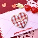 Love Letter Enamel Pin | Red or Pink | Valentine's Day Gifts Sweet ...