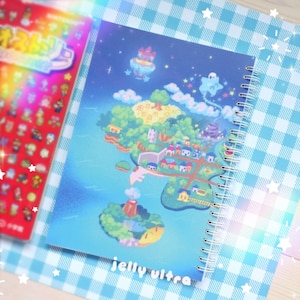 Map of the Paper Kingdom - Re-usable Sticker Book | Sticker Collection ...