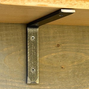 Hand Forged Iron Shelf Bracket Ideal for Your Kitchen, Bathroom Wall ...