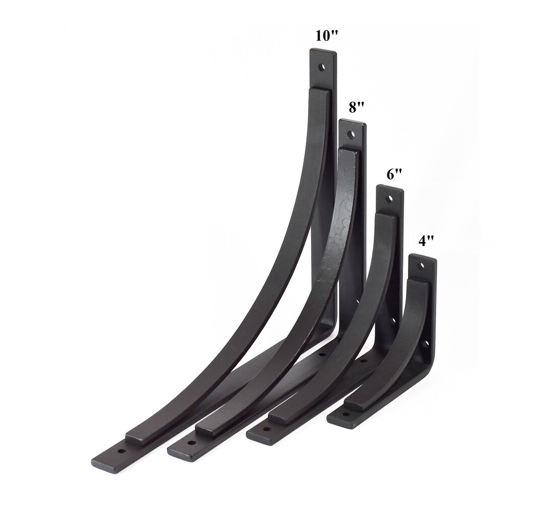 1 Wide Shelf Brackets the adirondack by Adirondack Blacksmith Iron ...