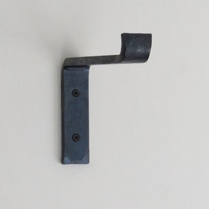 Ausable z Shelf Brackets 1 Wide Hand Forged Industrial Bracket 3.5 12 ...