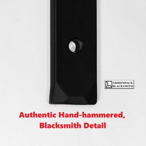 Ausable z Shelf Brackets 1 Wide Hand Forged Industrial Bracket 3.5 12 ...