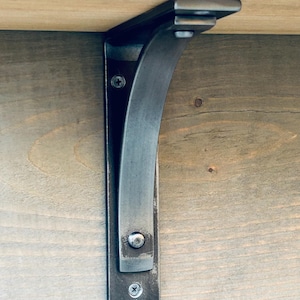 Extra-wide Metal Shelf Brackets - the Station "extra" by Adirondack ...