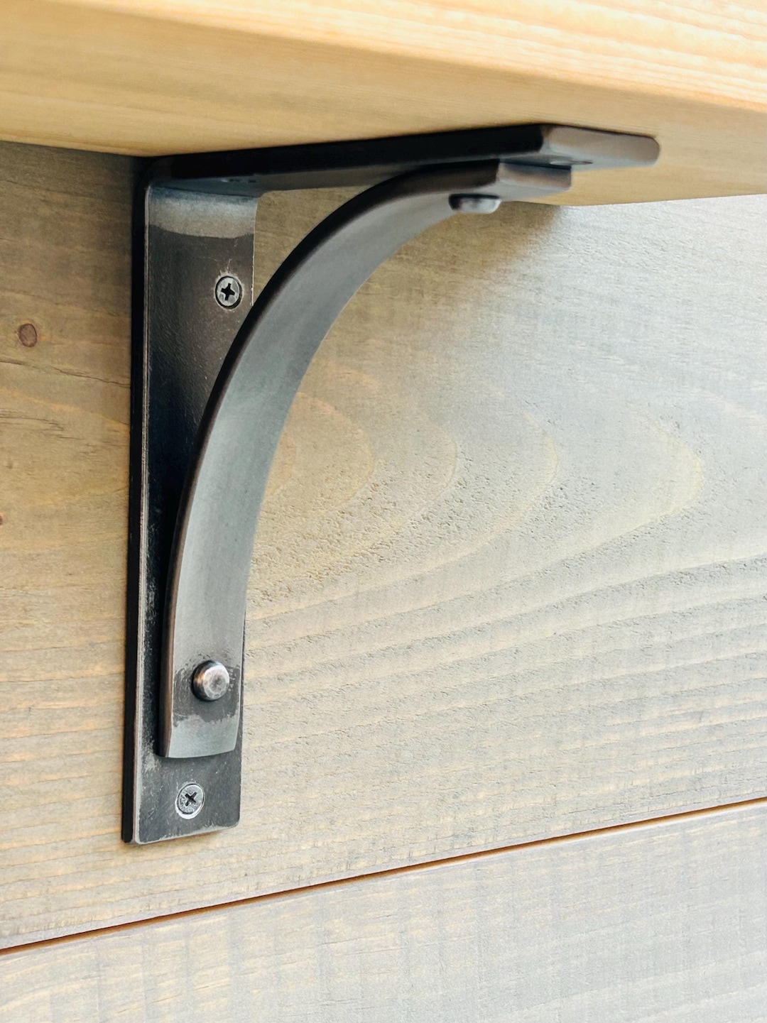 Extra-wide Metal Shelf Brackets - the Station "extra" by Adirondack ...