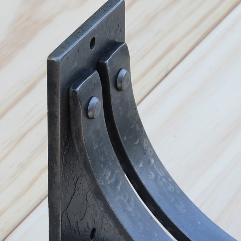 Saranac Steel Mantel Corbels Wrought Iron Bracket Heavy | Etsy Canada