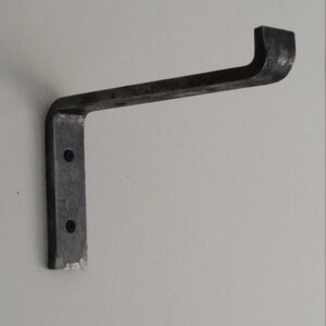 Ausable z Shelf Brackets 1 Wide Hand Forged Industrial Bracket 3.5 12 ...