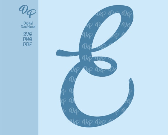 Letter E SVG DP352 Alphabet PNG Digital Download - Etsy Hong Kong