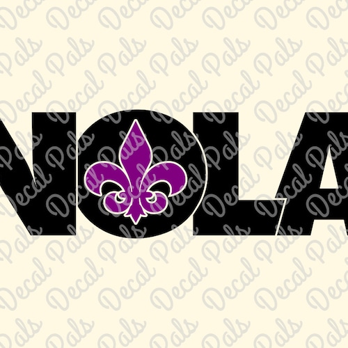 New Orleans NOLA Logo Cutting Files SVG & PNG - Etsy