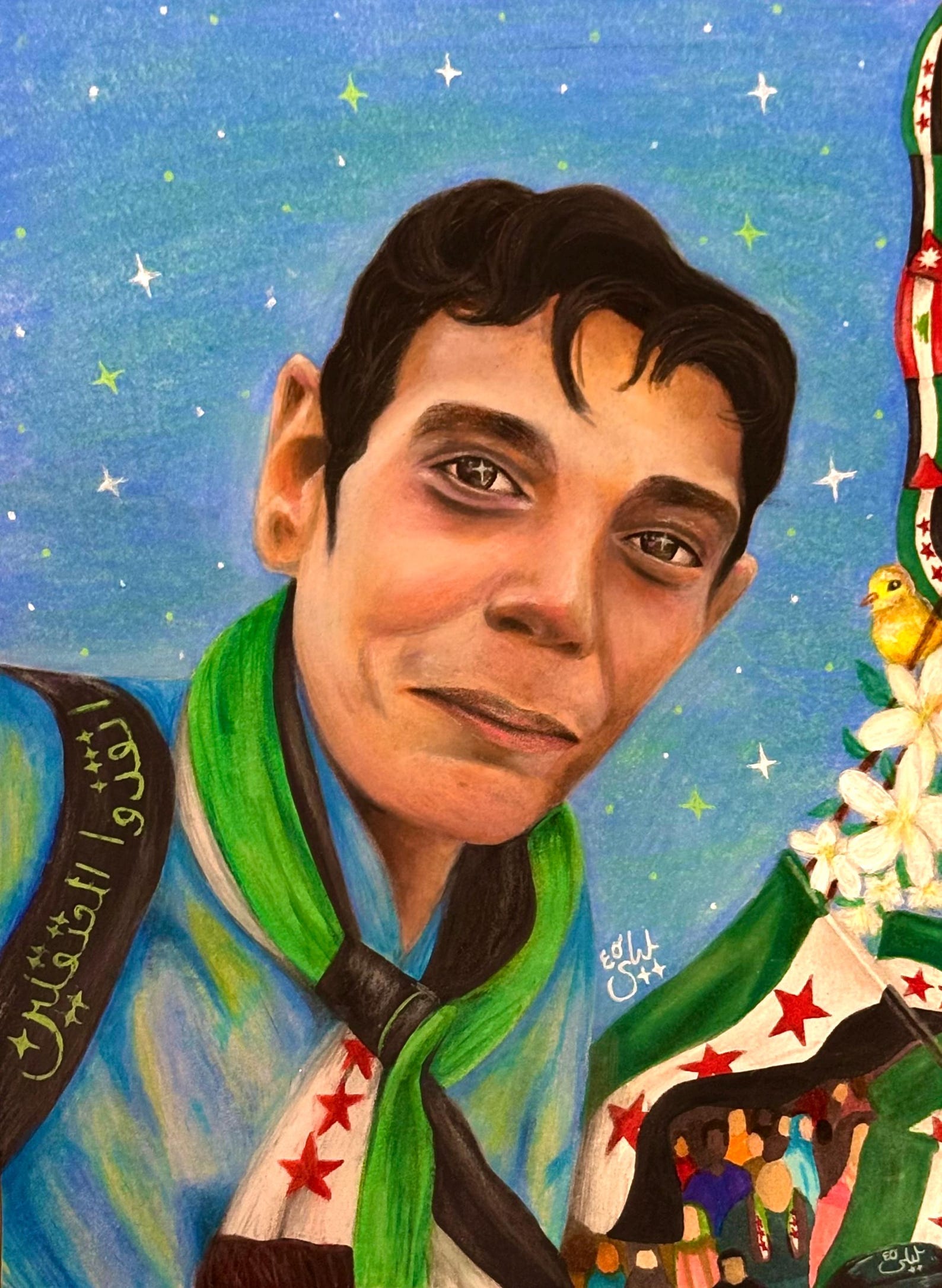 Mazen Al Hamada Art Print | سوريا | مازن ال حمادة | Drawing | Arab ...