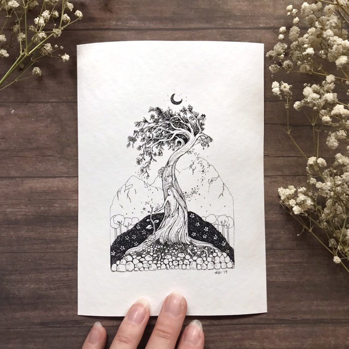 Tree Nymph 5x7 Fine Art Print - Etsy