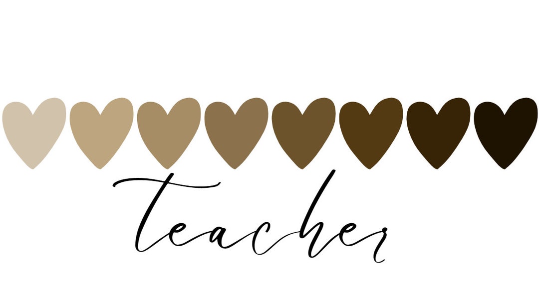 Teacher - Hearts - PNG/SVG - Etsy