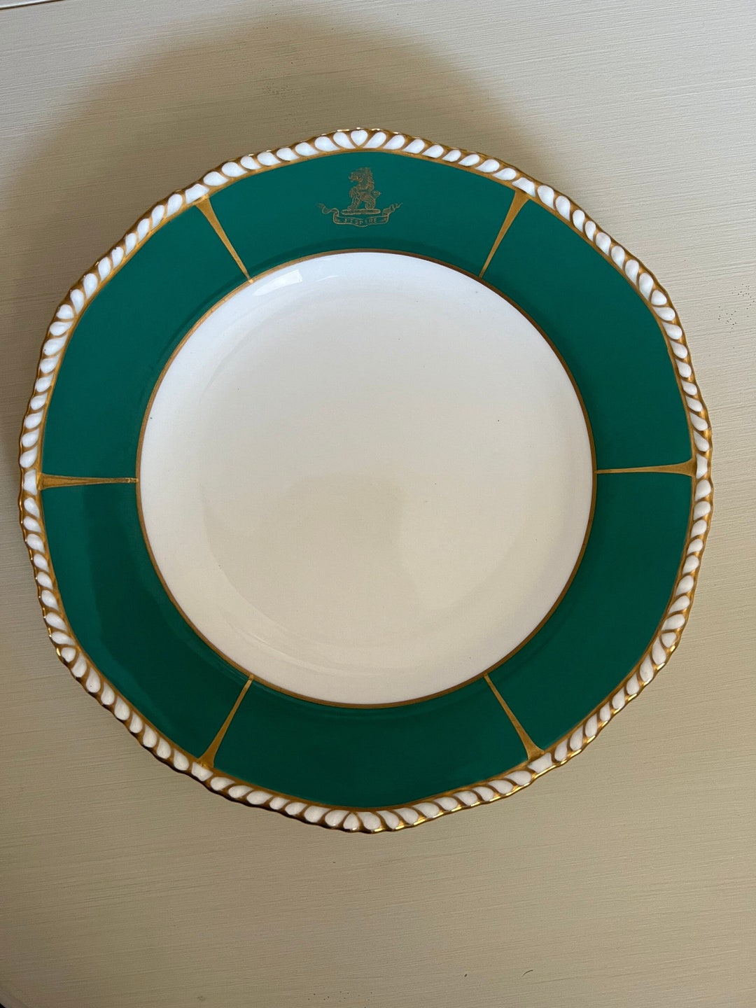 Gilded Age Porcelain Dinner Plates, Set of 12 - Etsy