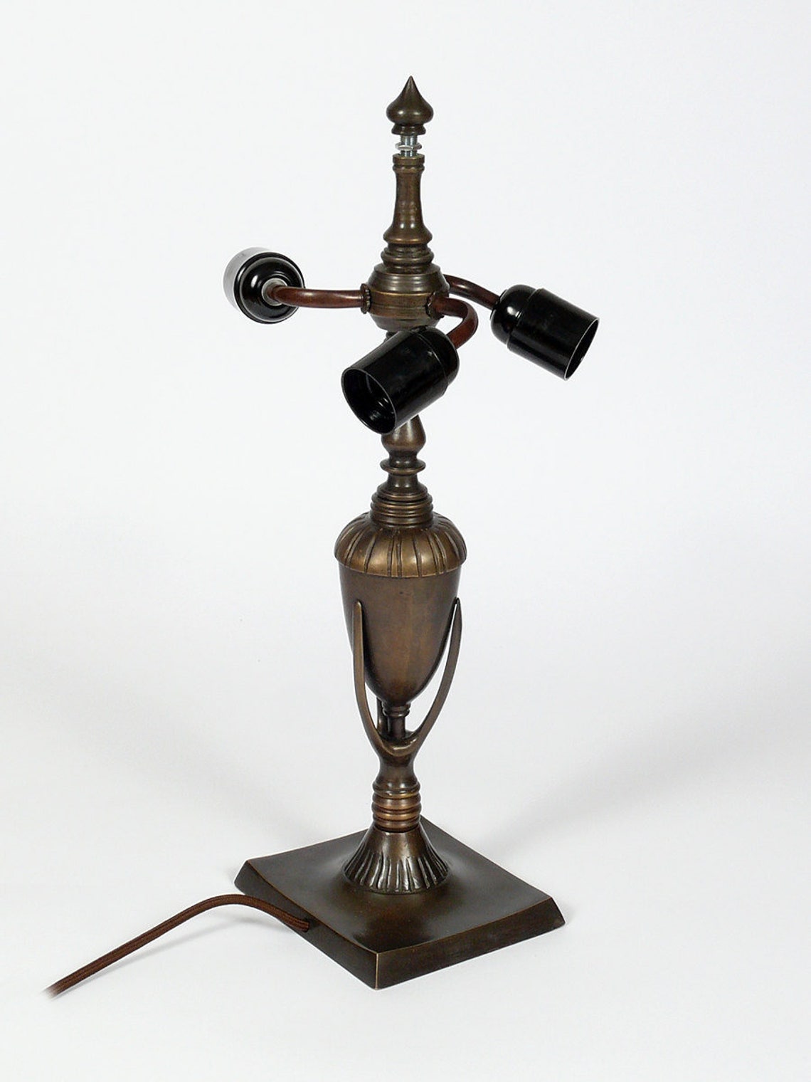 Lamp Stand, Tiffany Lamp Base, Metal Lamp Base, Metal Lamp, Brass Lamp ...