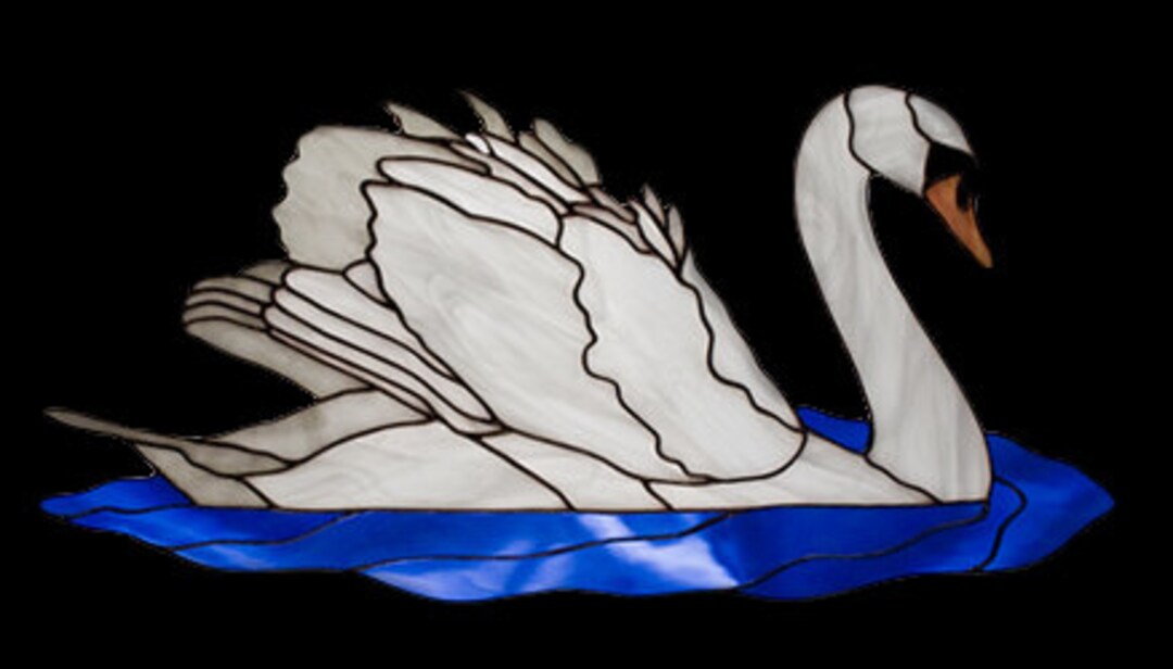 Swan Decor, Suncatcher, Window Decor, Swan Design, Bird Suncatcher ...