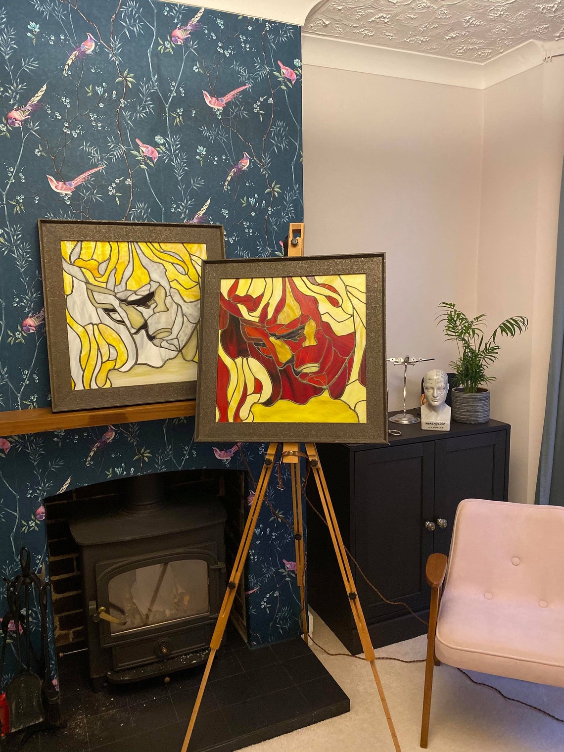 Apollo Project Contemporary Art Fine Art Modern Stained - Etsy