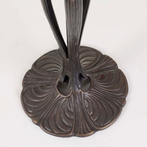 Tiffany Lamp Base. Metal Lamp Stand. Brass Lamp Stand. Ribbon ...