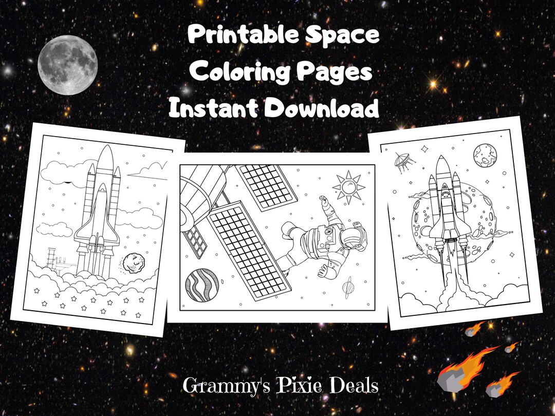 Space Coloring Pages15 Printable Space Coloring Pages, Coloring for ...