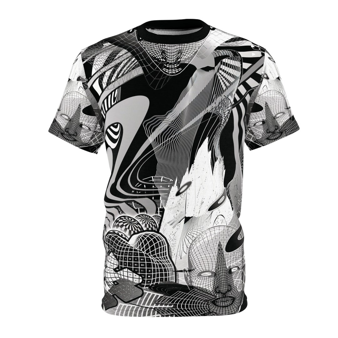 Glitchcore Explosion Cyberpunk Shirt for Digital Nomads Futuristic ...