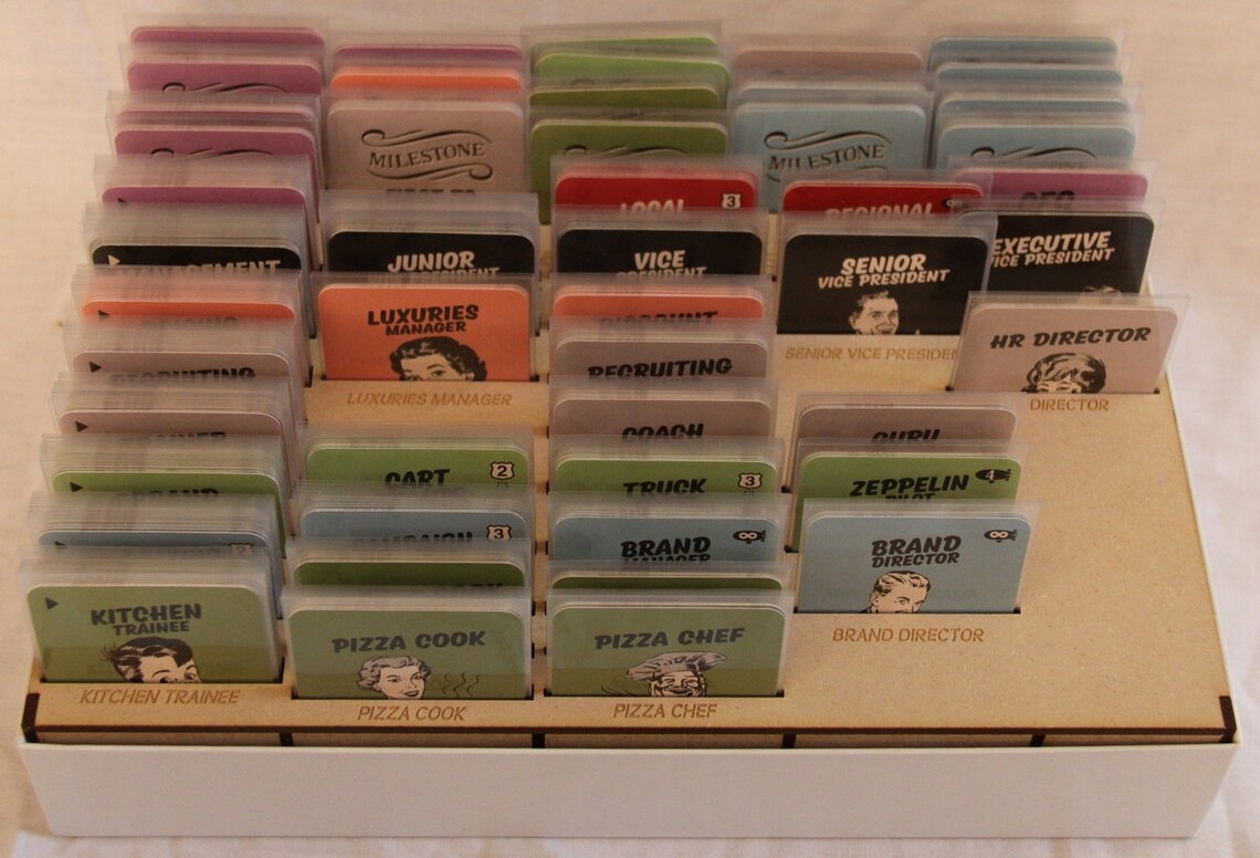 Insert for Food Chain Magnate to Hold Sleeved Cards - Etsy