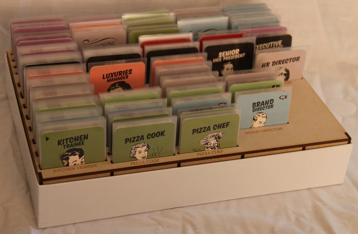 Insert for Food Chain Magnate to Hold Sleeved Cards - Etsy