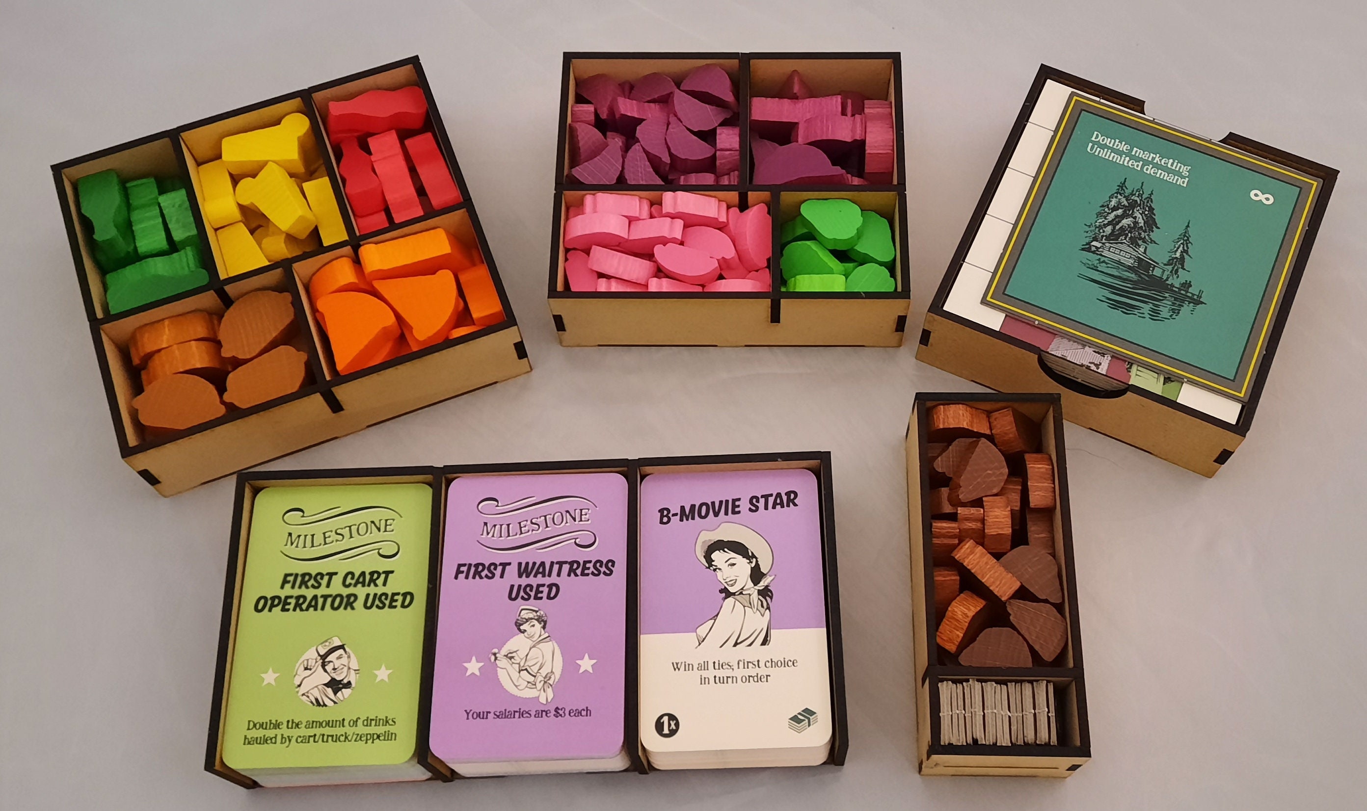Insert for Food Chain Magnate: the Ketchup Mechanism Expansion - Etsy