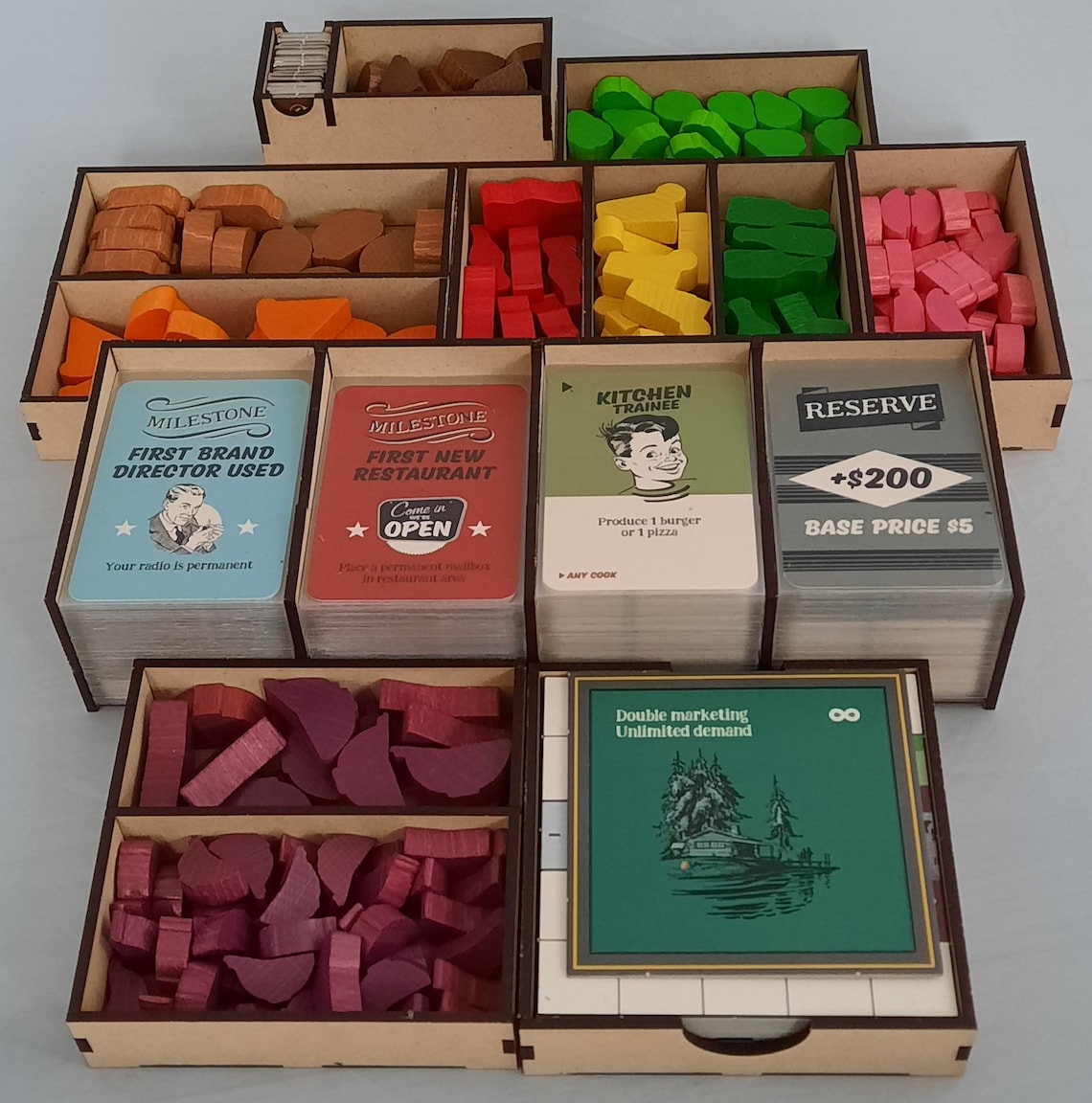 Insert for Food Chain Magnate: the Ketchup Mechanism Expansion - Etsy