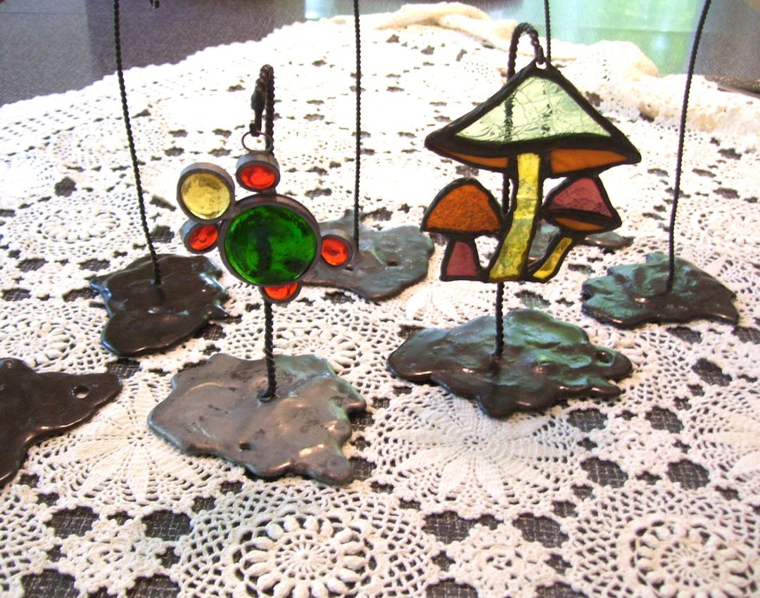 Handmade Hanging Suncatcher Stand Metal Vintage - Etsy