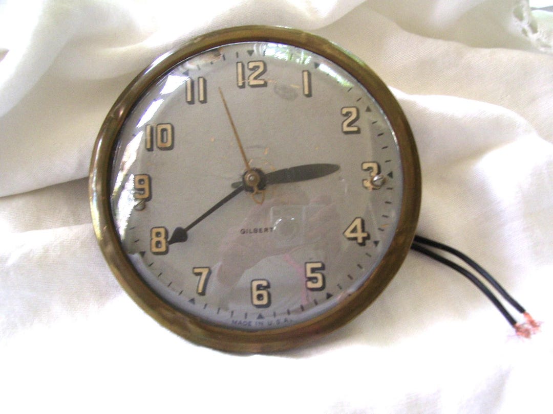 Gilbert Banjo Clock Face 5.75 Inches Vintage - Etsy