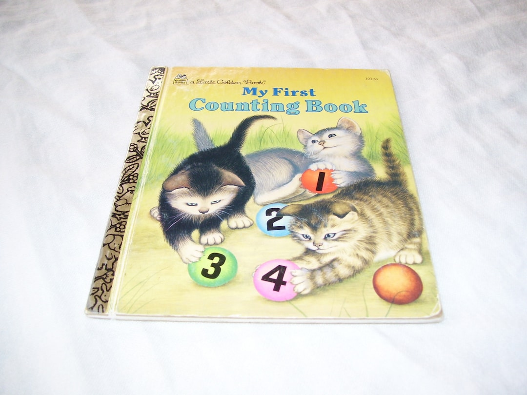 Little Golden Book My First Counting Book 1950s Vintage - Etsy