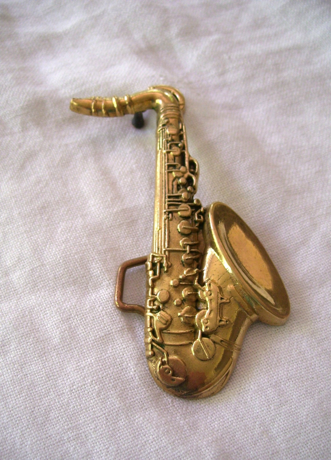 Brass Saxophone Belt Buckle Baron Buckle 4.25 Inches - Etsy