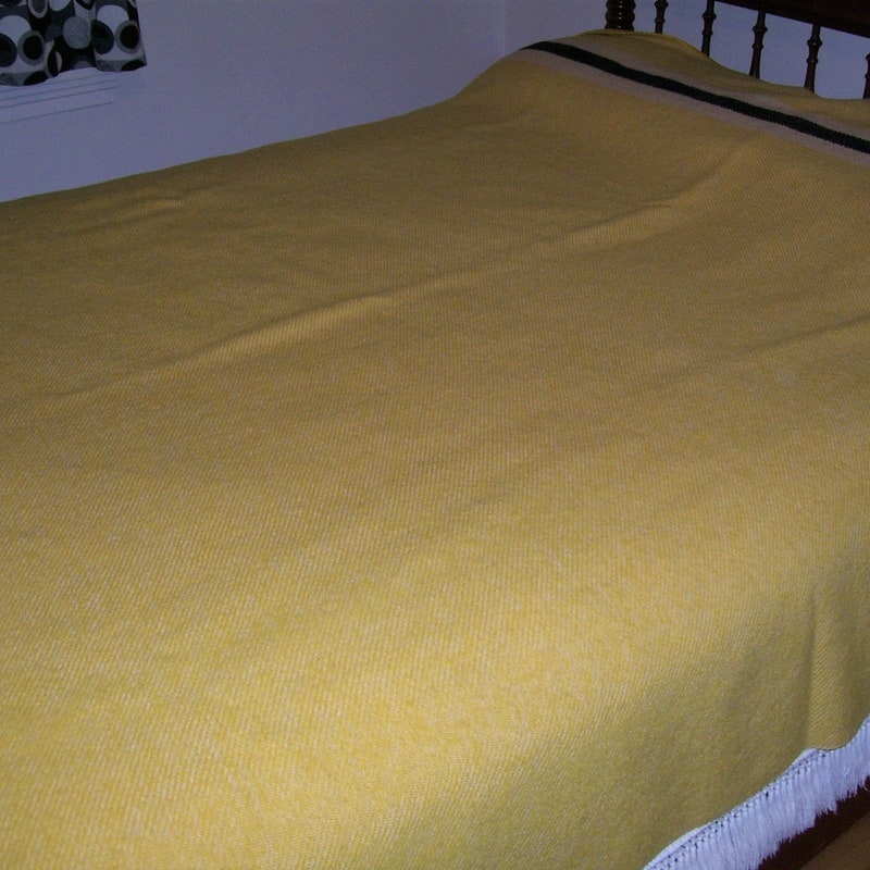Yellow Blanket - Etsy
