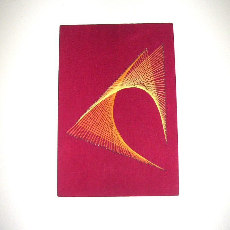 Abstract String Art - Etsy