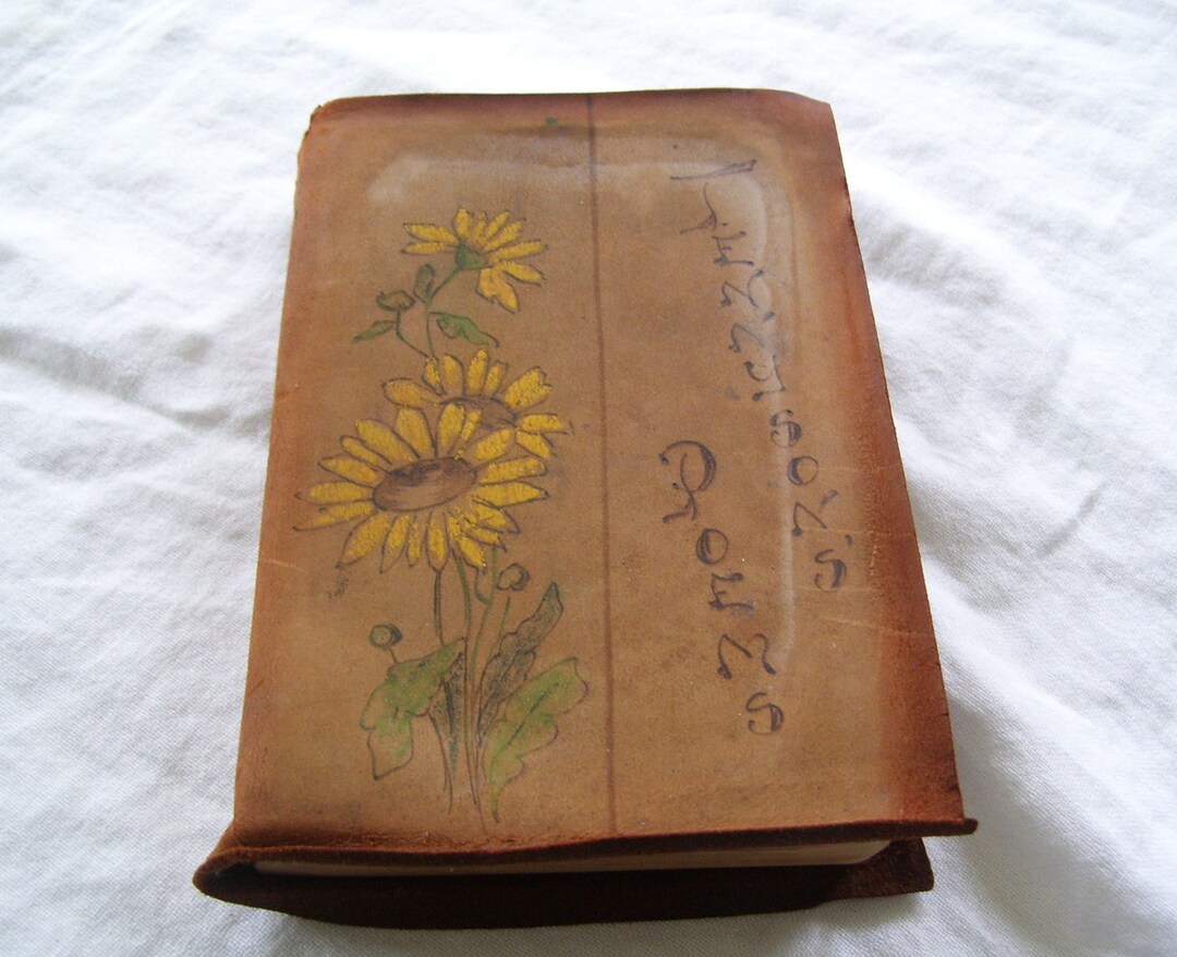 Antique Tennyson's Poems Leather Bound 1900s Vintage - Etsy