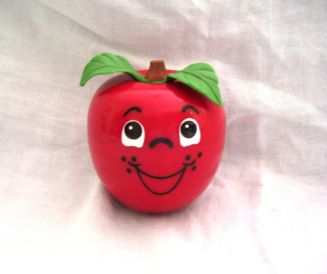 Fisher Price Apple Roly Poly Toy With Sound - Etsy
