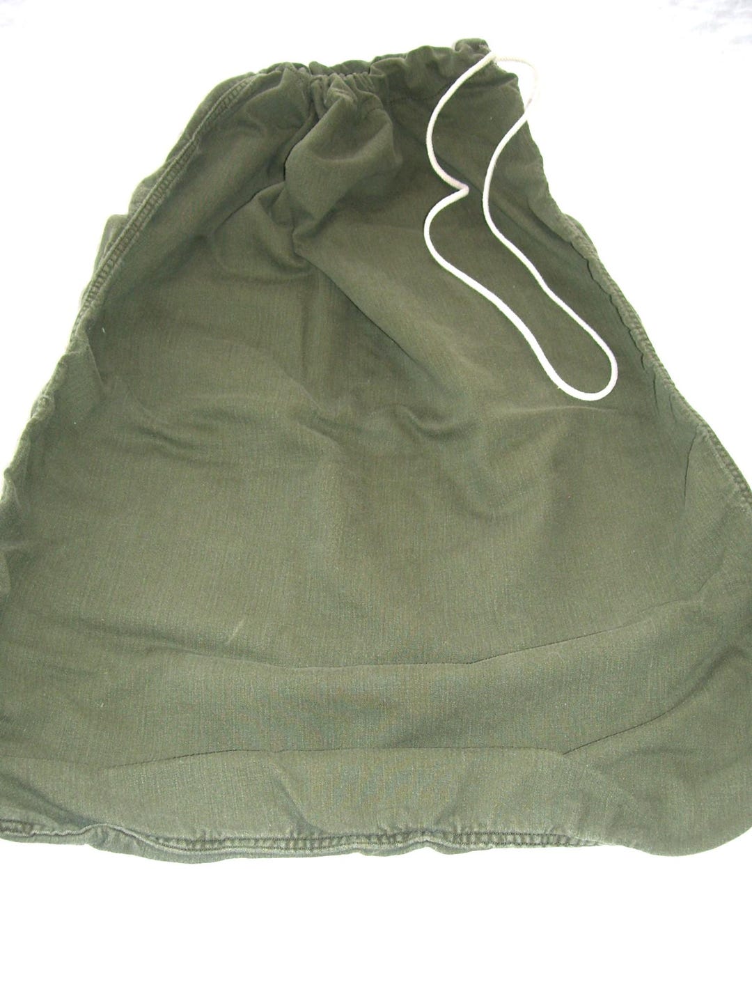 US Military Laundry Bag Drawstring Bag Barrack Bag Green Khaki Cotton ...
