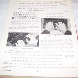 20th Century Typewriting Sixth Edition Typing Manual Typing Guide 1952 ...