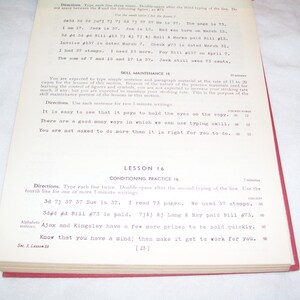 20th Century Typewriting Sixth Edition Typing Manual Typing Guide 1952 ...