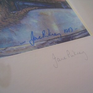 Jane Pinkney Mouse Print Anthropomorphic Mouse Print Signed 1987 10 ...