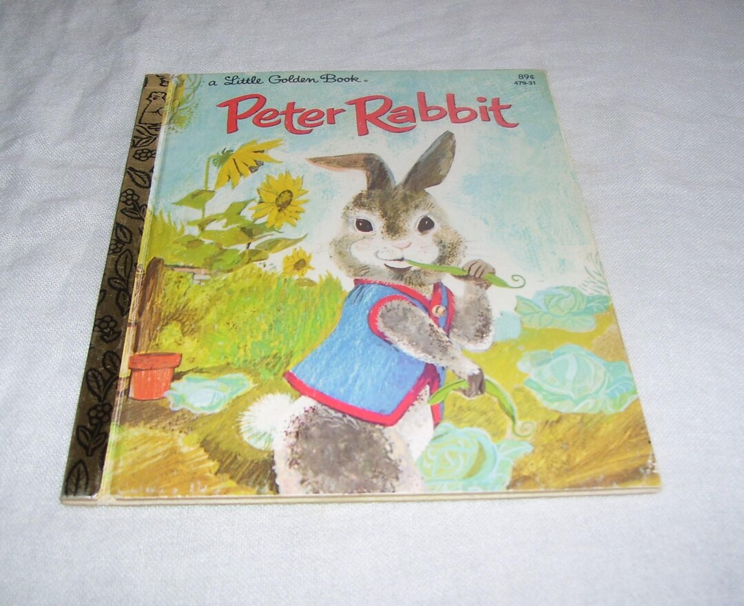 Peter Rabbit Little Golden Book by Beatrix Potter HC 1981 - Etsy