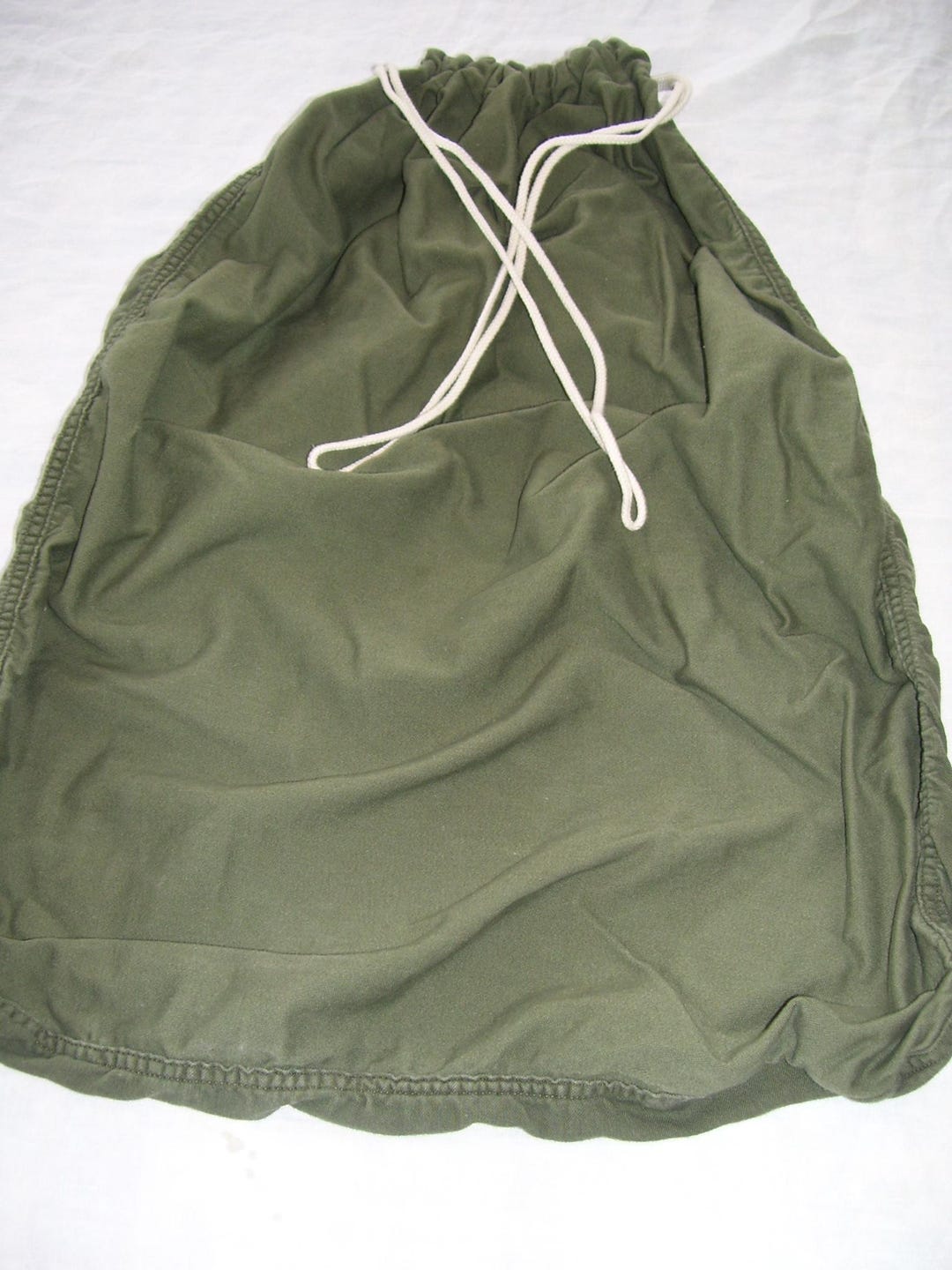 US Military Laundry Bag Drawstring Bag Barrack Bag Green Khaki Cotton ...