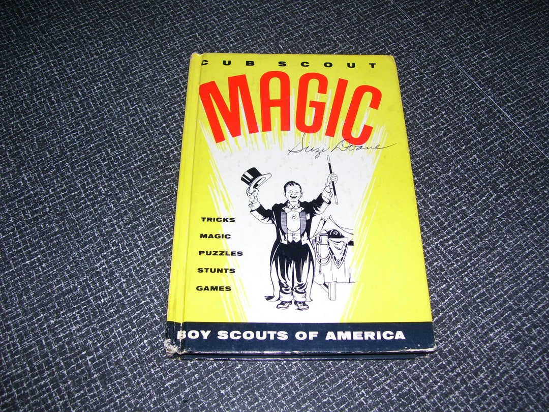 Cub Scout Magic Book by Frances Rigney 1979 Vintage - Etsy